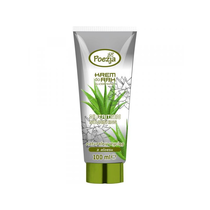 Krem do rąk glicerynowo aloesowy Poezja 100 ml Krem do rąk glicerynowo aloesowy Poezja 100 ml